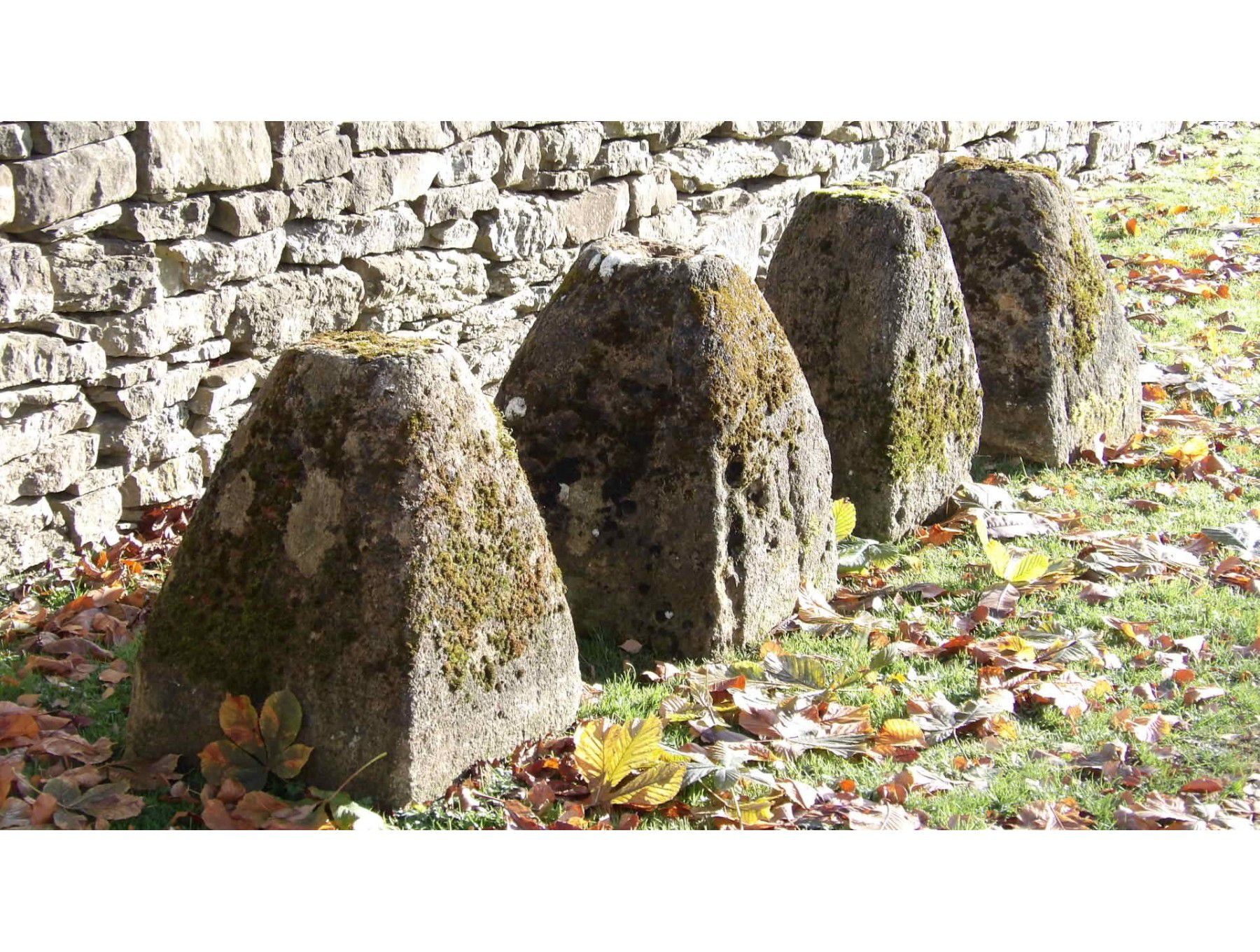 Set of Four Staddle Bases