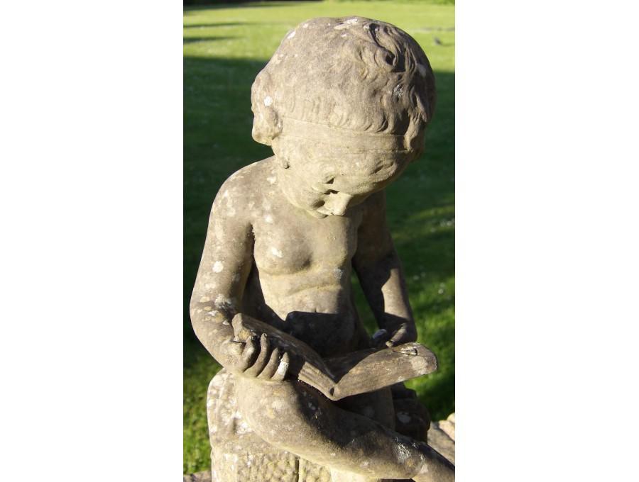 Weathered Garden Statue