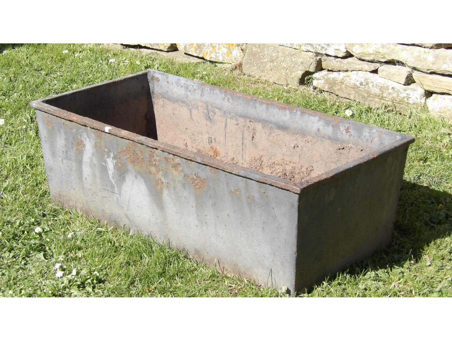 Vintage Iron Trough | Antique Trough | Holloways Antique Ornaments