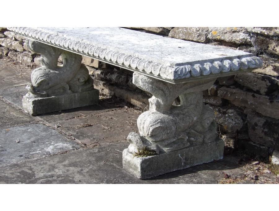 Vintage Stone Garden Bench | Garden Furniture| Holloways Garden Antiques