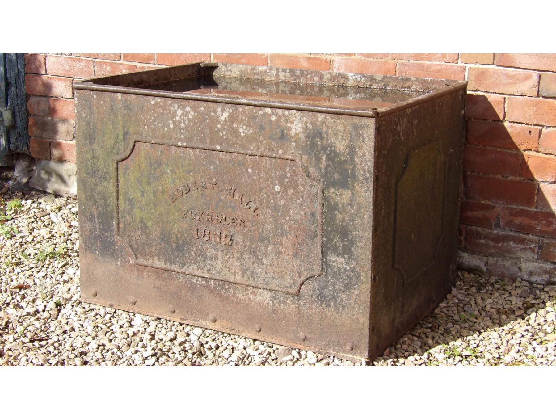 Antique Iron Water Tank | Holloways Antique Garden Ornaments