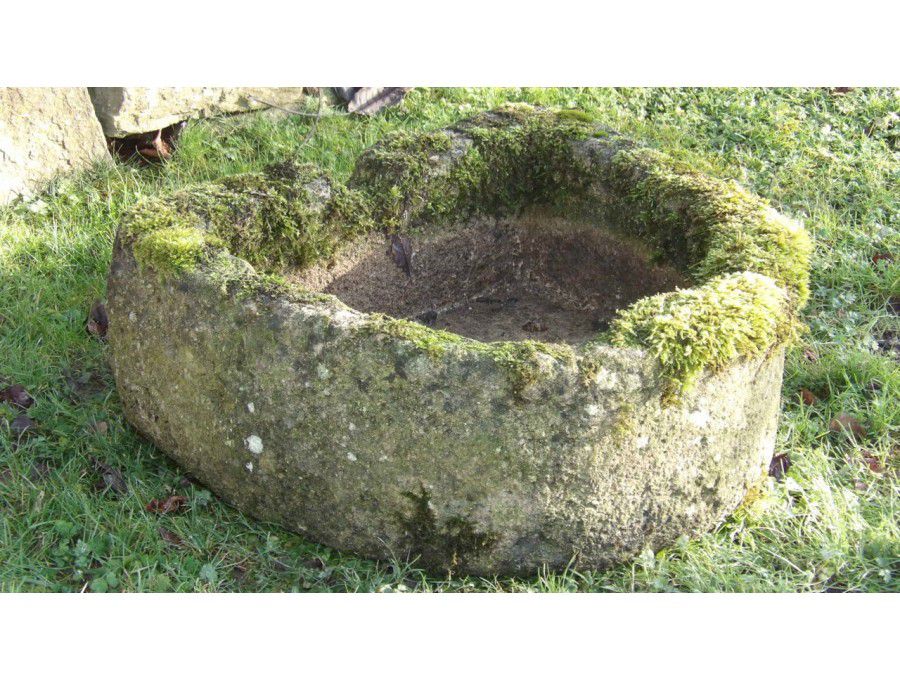 Weathered Stone Garden Trough
