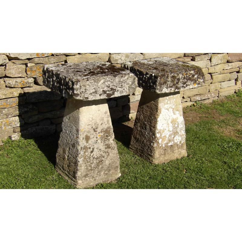Antique Limestone Staddle Stones | Holloways Garden Antiques