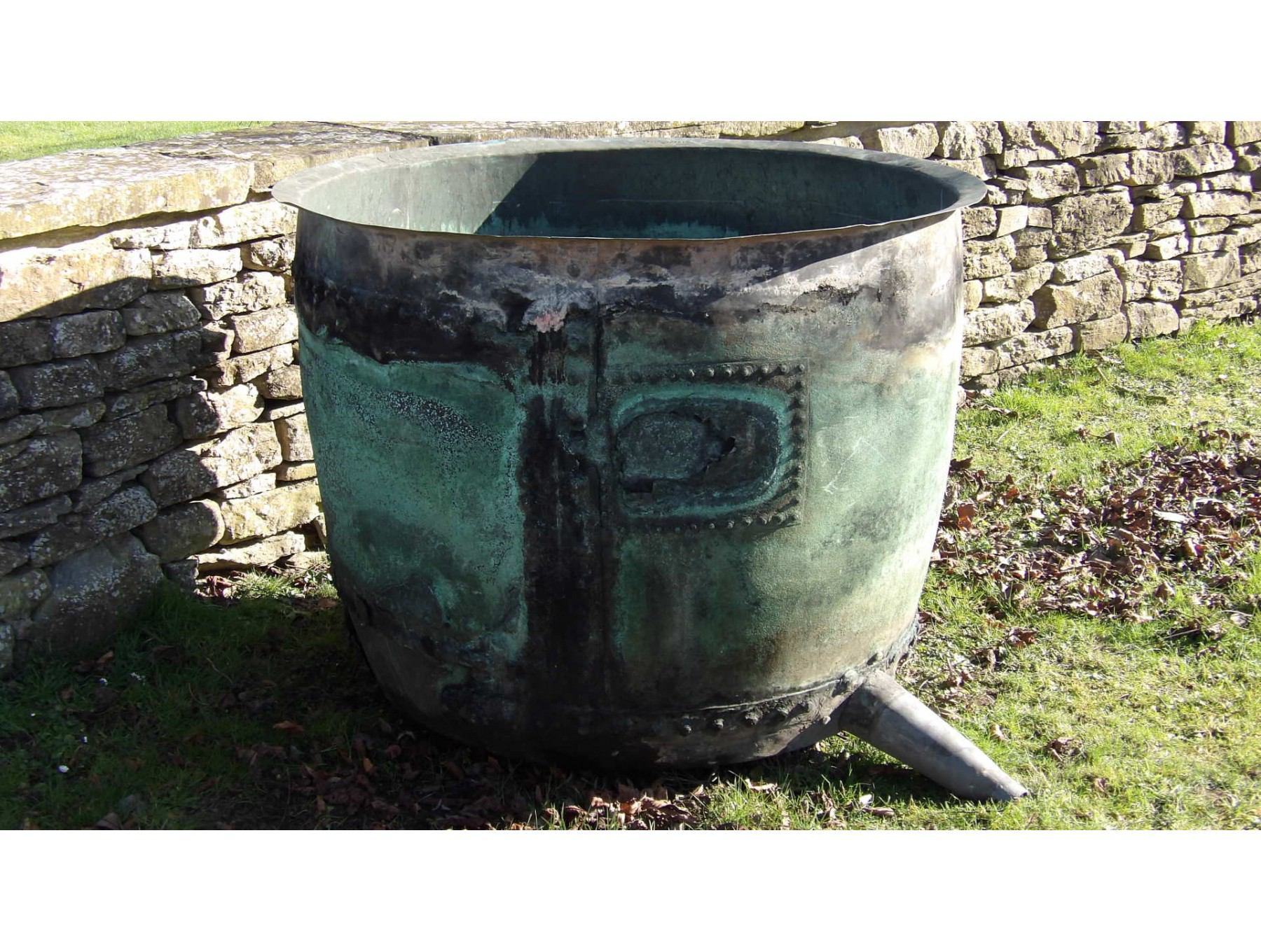 Huge Copper Planter | Antique Planters | Holloways Garden Antiques