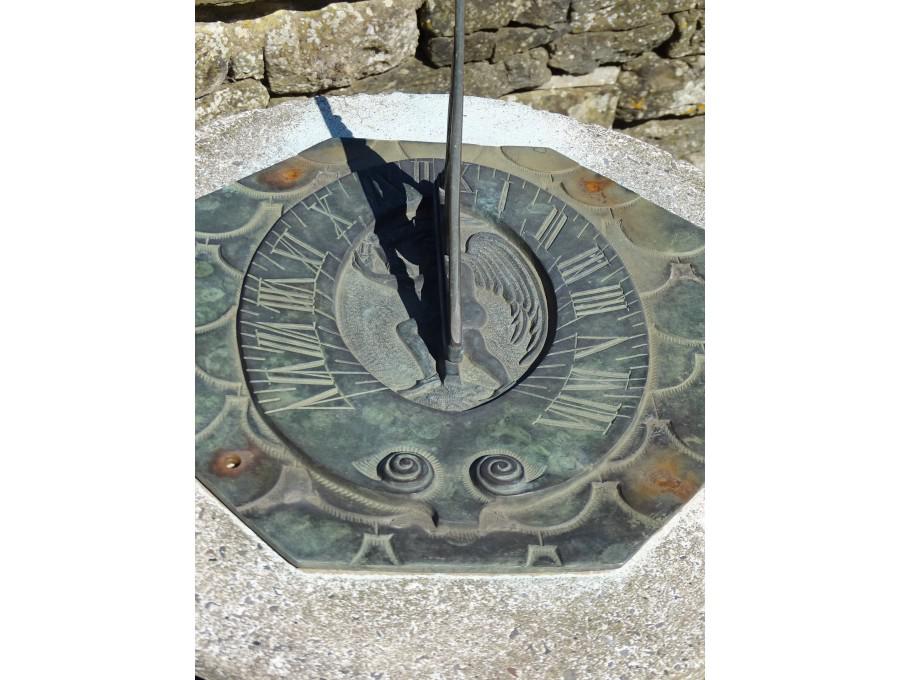 Weathered Large Garden Sundial | Sundials | Holloways Garden Antiques