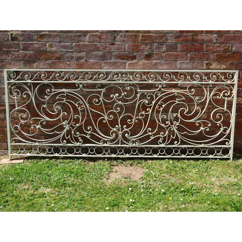 Salvaged Iron Screen | Architectural Salvage | Holloways Garden Antiques