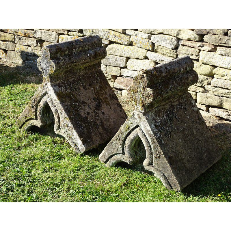 Salvaged Gothic Gable Ends | Antique Salvage | Holloways Garden Antiques