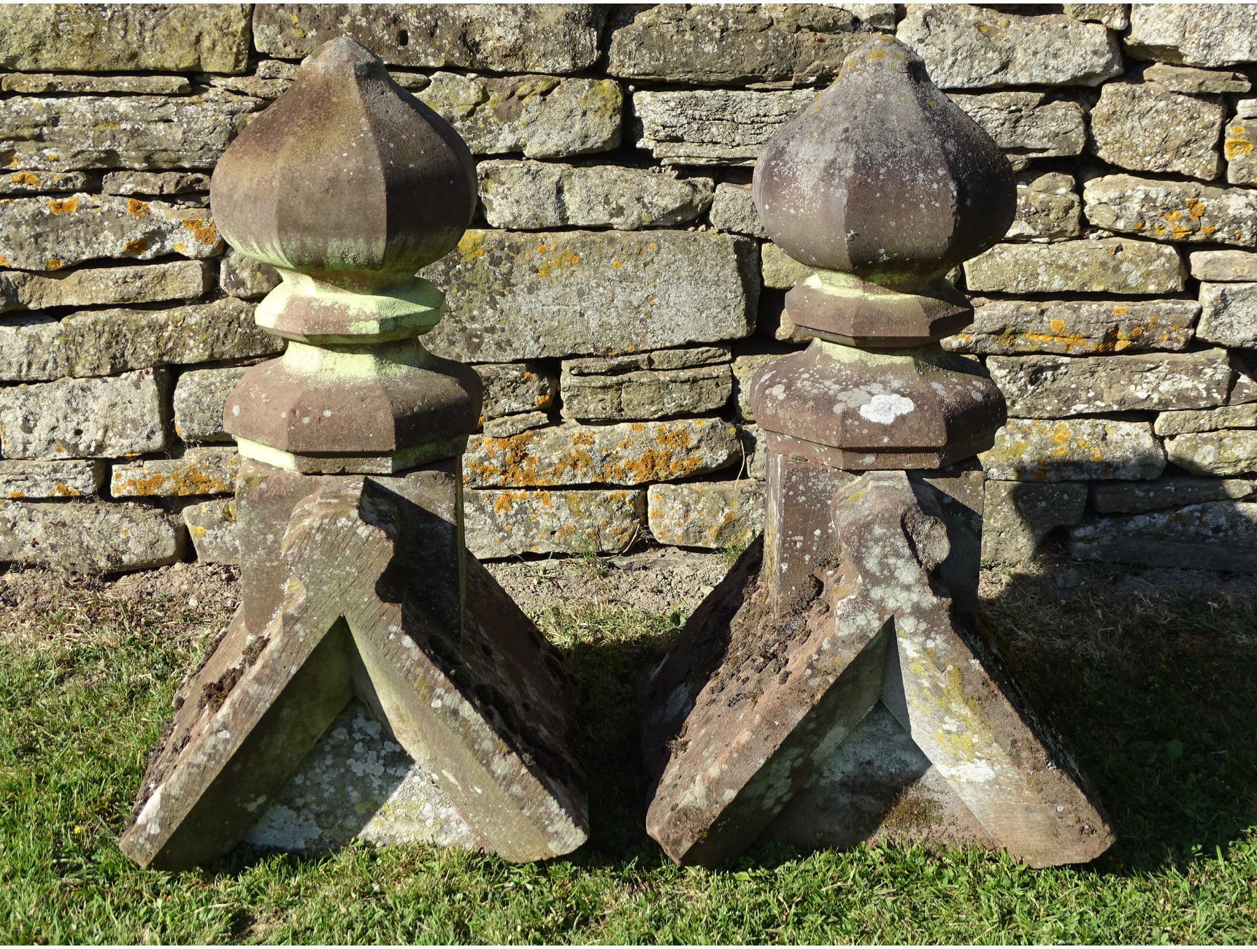 Salvaged Gable End Finials | Architectural Salvage | Holloways Garden ...