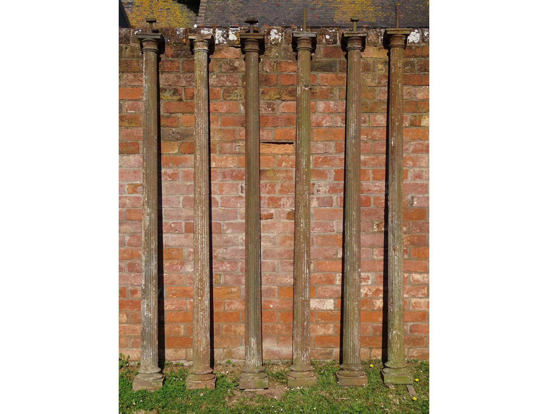 Salvaged Cast Iron Columns | Architectural Salvage | Holloways Garden ...