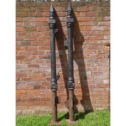 Antique Cast Iron Gateposts | Gates | Holloways Garden Antiques
