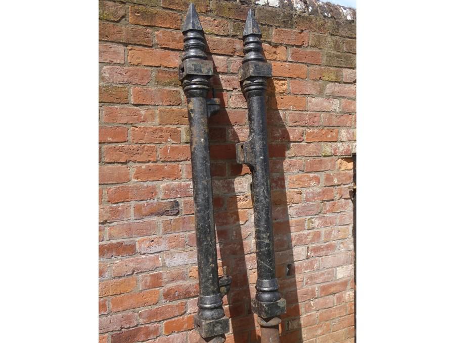 Antique Cast Iron Gateposts | Gates | Holloways Garden Antiques
