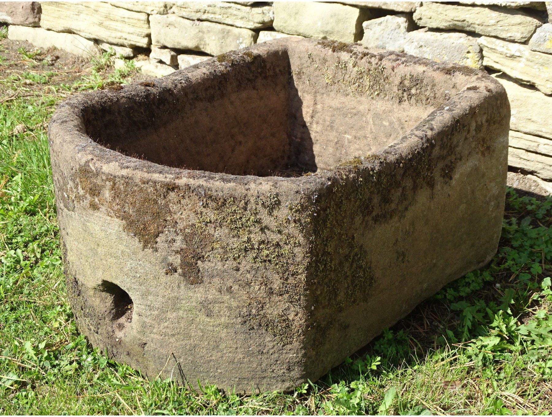 Sandstone Pump Trough | Stone Troughs & Cider Mills | Holloways Garden ...