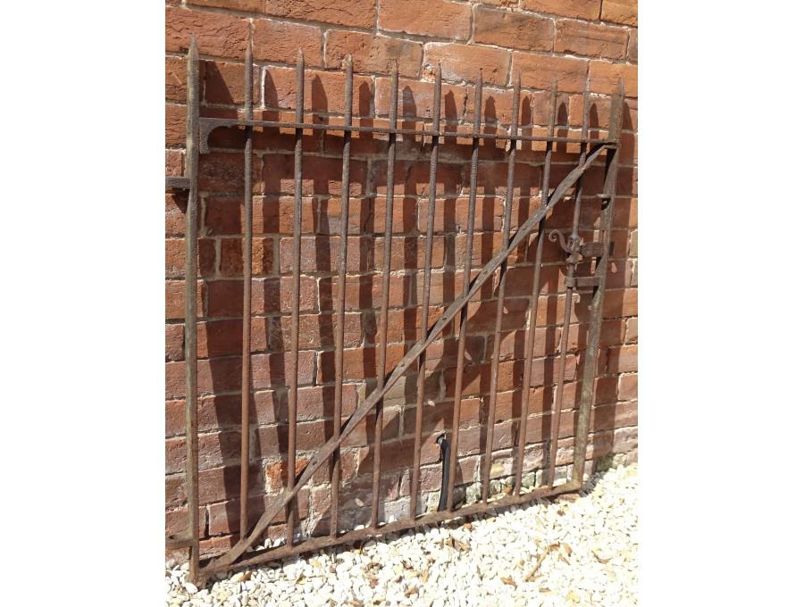 Antique Wrought Iron Gate. Antique gates. Holloways Garden Antiques.