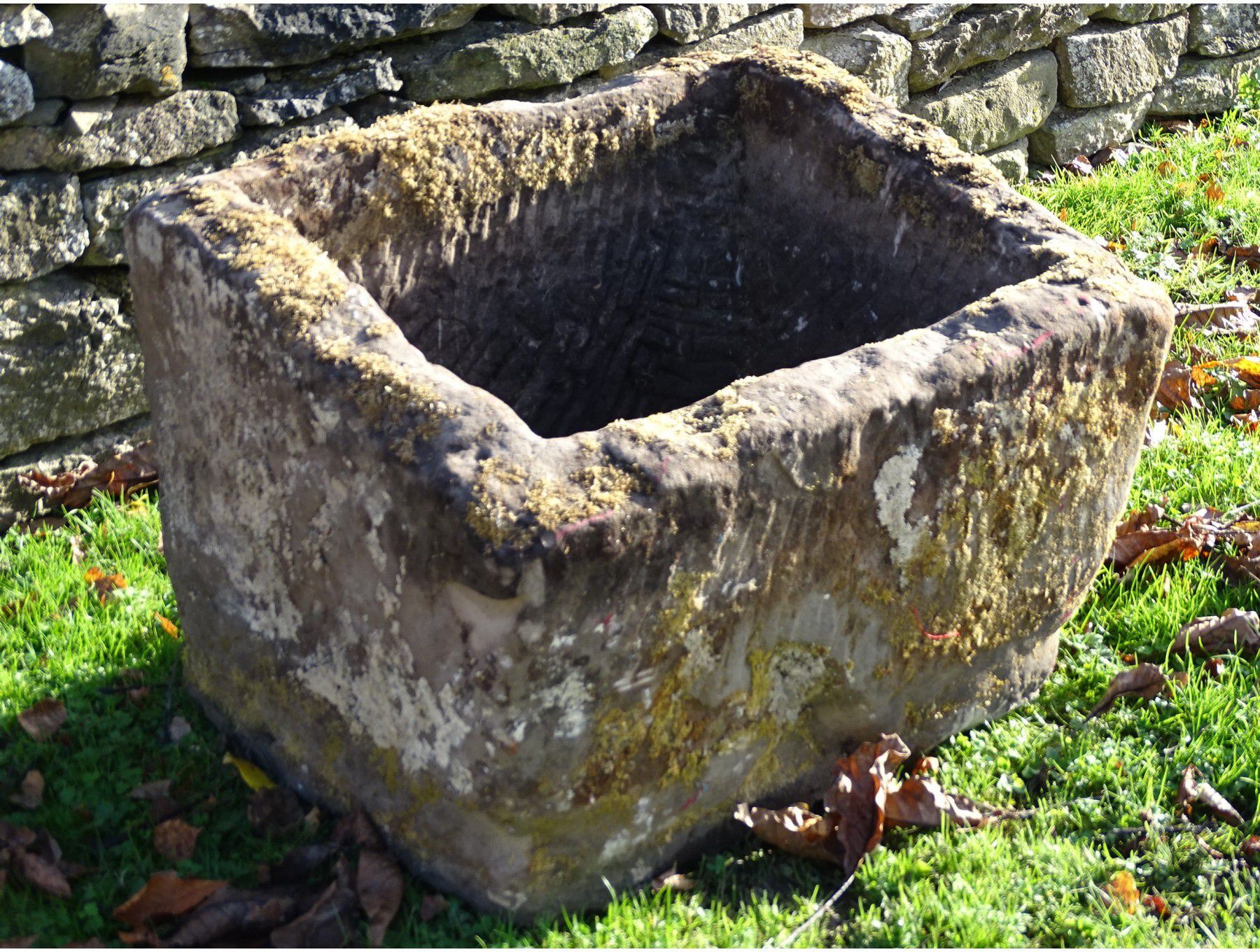 Antique Stone Trough|Sandstone trough from Warwickshire|