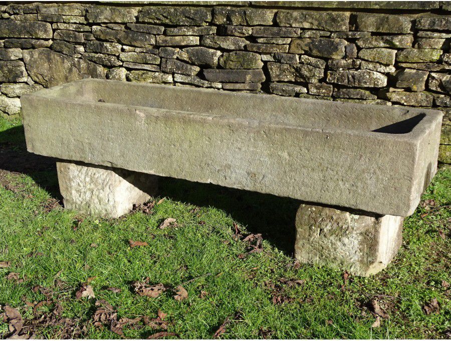 Antique Stone Trough|Old Farm Feeding Trough|Holloways Garden Antiques
