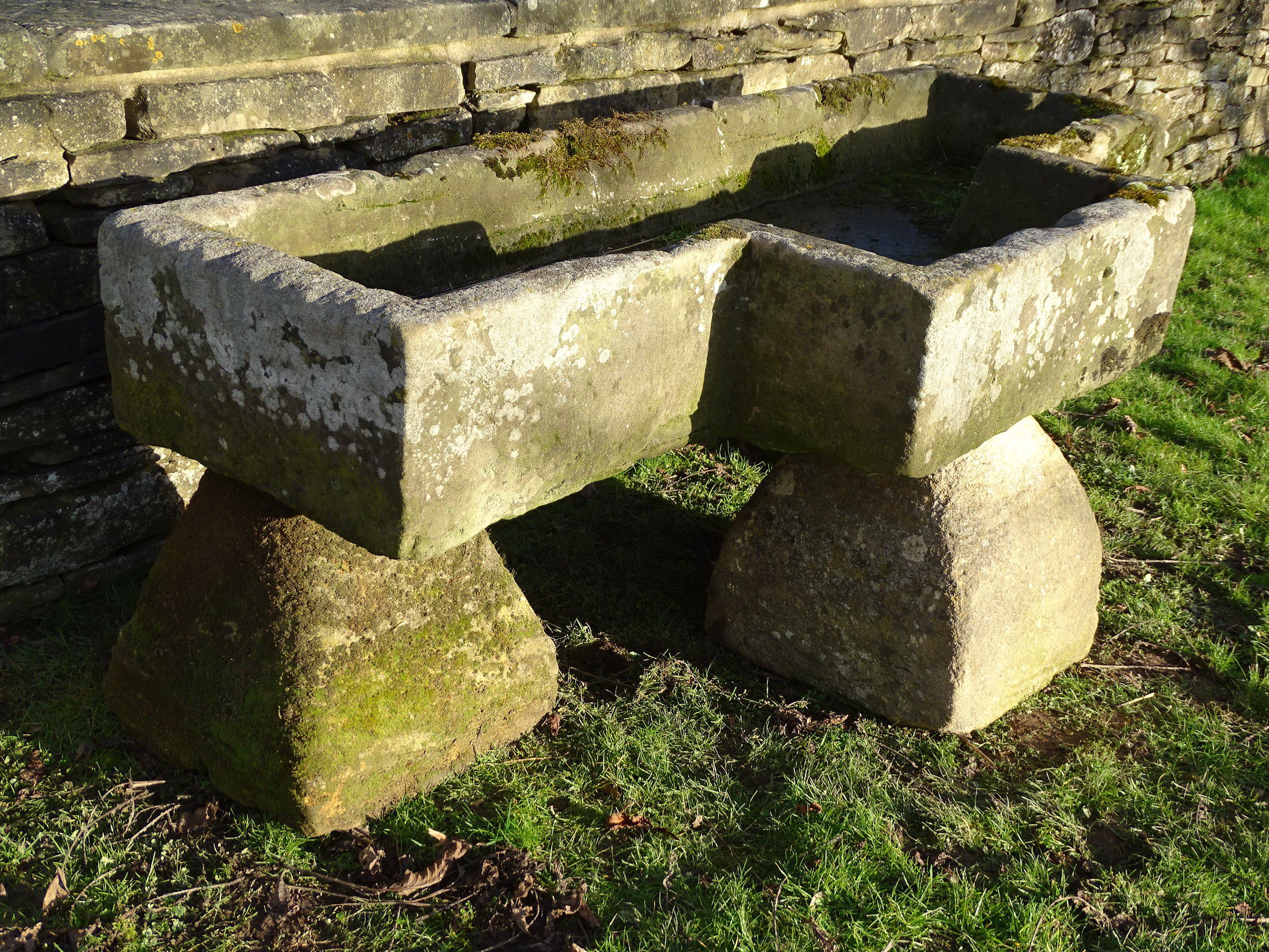 Large Antique Stone Trough|Holloways Garden Antiques|