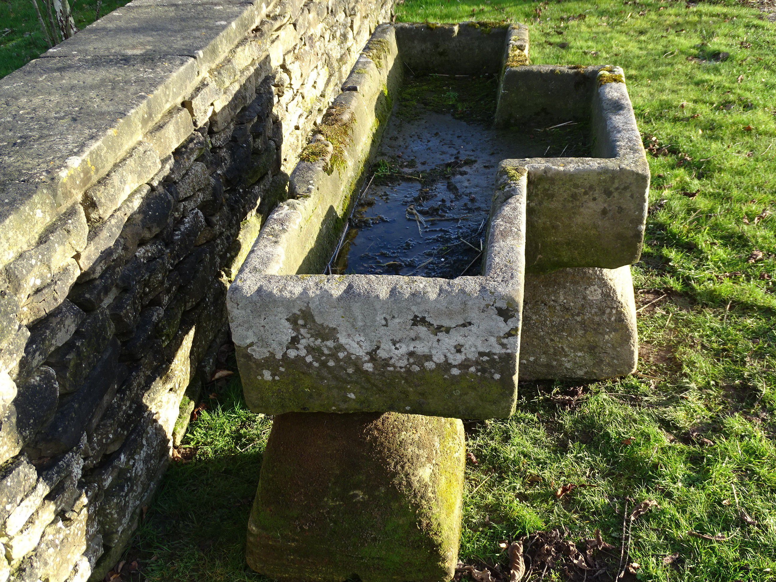Large Antique Stone Trough|Holloways Garden Antiques|