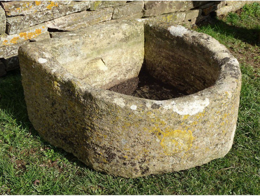 Antique Limestone Trough|