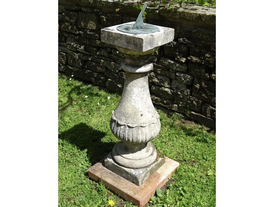 Antique Stone Sundial|