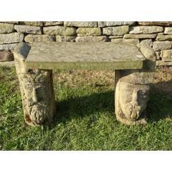 Unusual Sandstone Garden Seat|