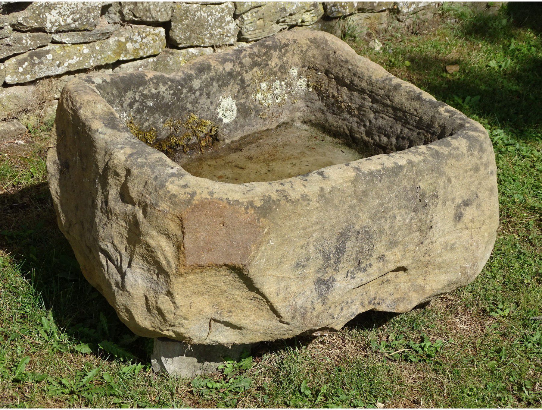 Antique Sandstone Trough|Good Trough For A Water feature|