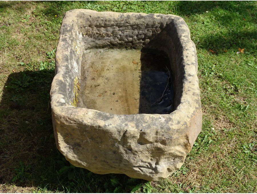 Antique Sandstone Trough|Good Trough For A Water feature|