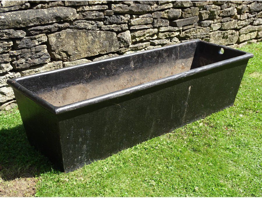 Antique Rectangular Iron Trough|