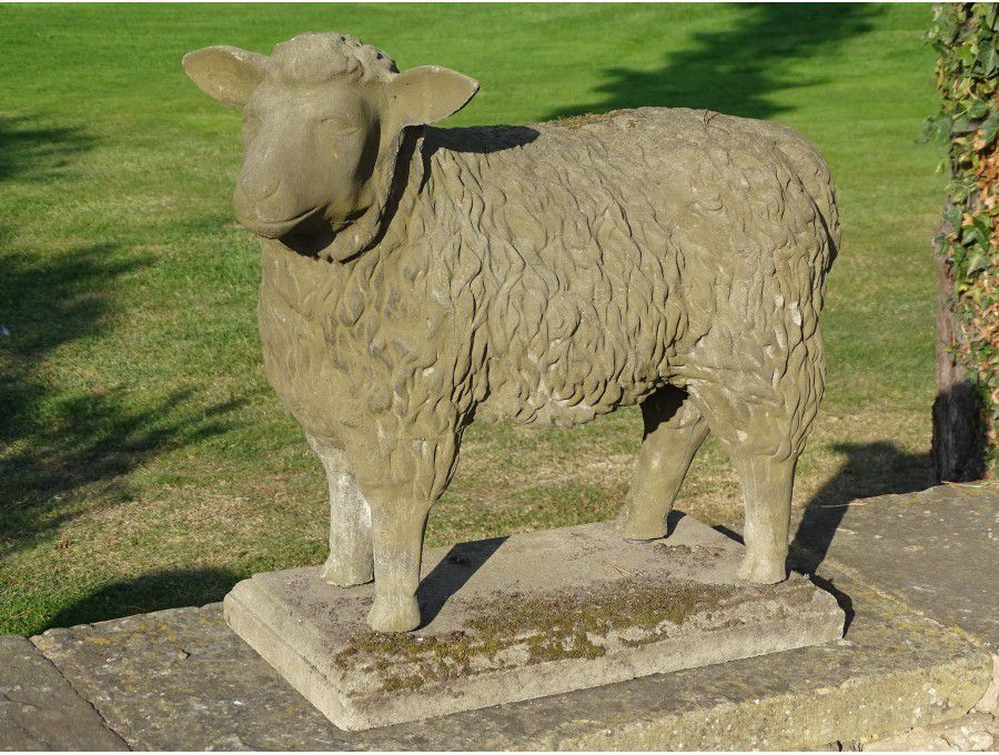 Sheep Garden Statue|