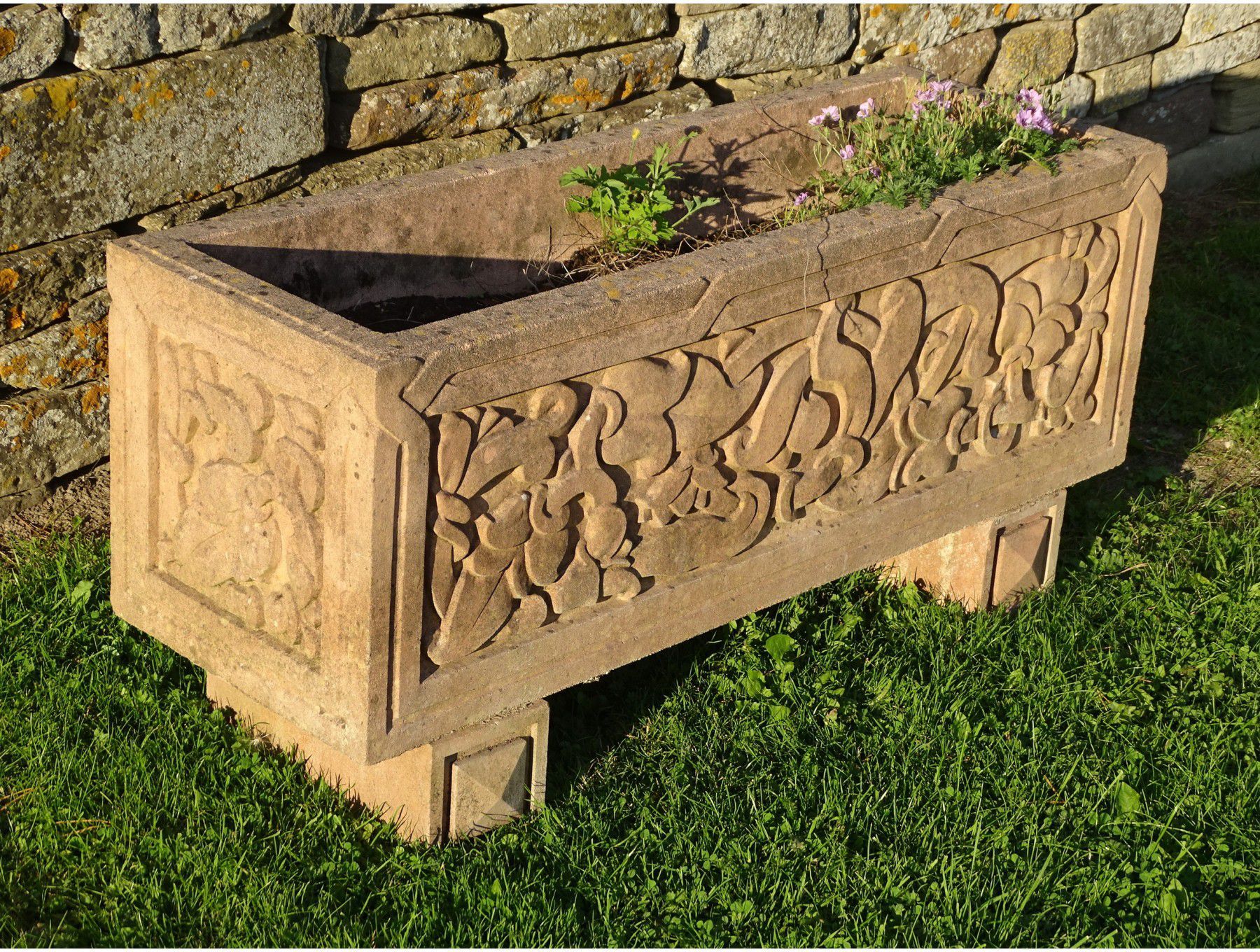 Weathered Arabesque Planter|
