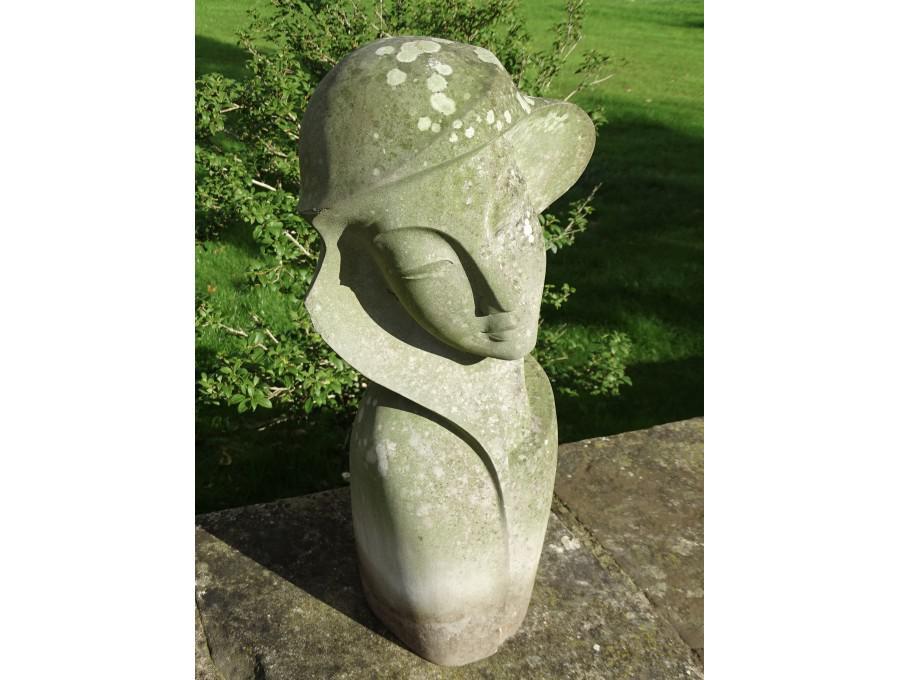 Modern Stone Bust|