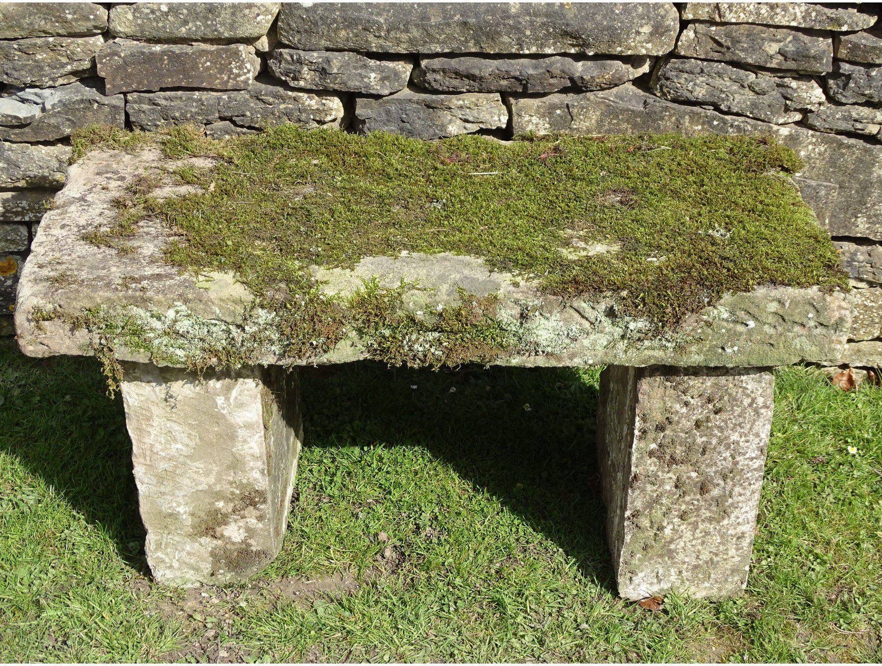 Antique Stone Bench|