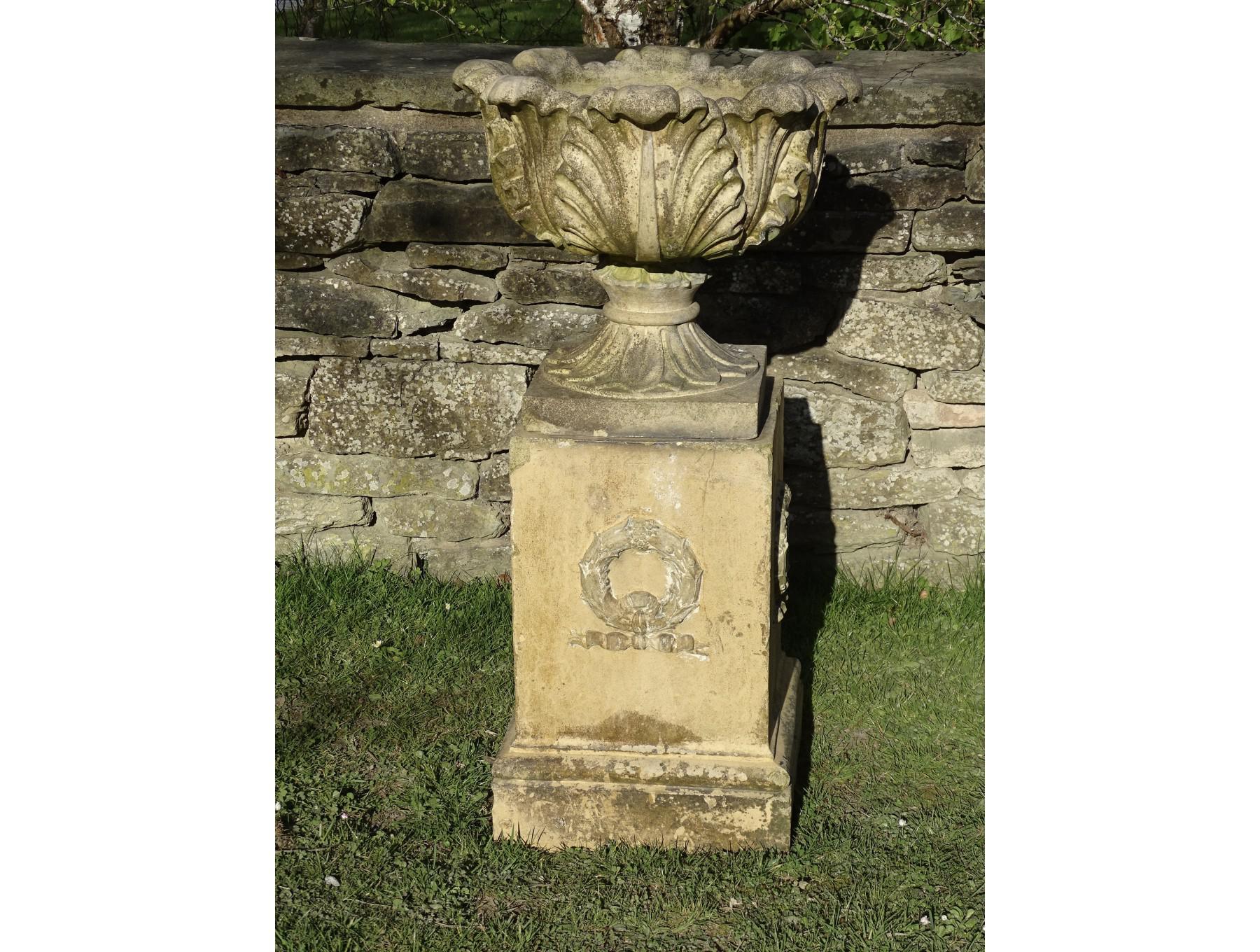 Antique Stiff & Co Terracotta Urn|