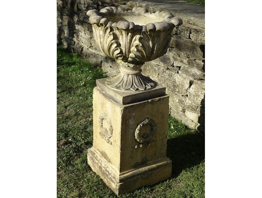 Antique Stiff & Co Terracotta Urn|