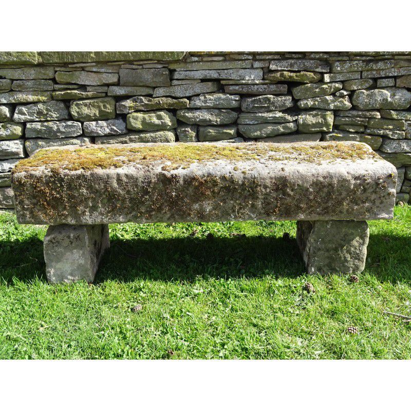 Large Sandstone Garden Seat|