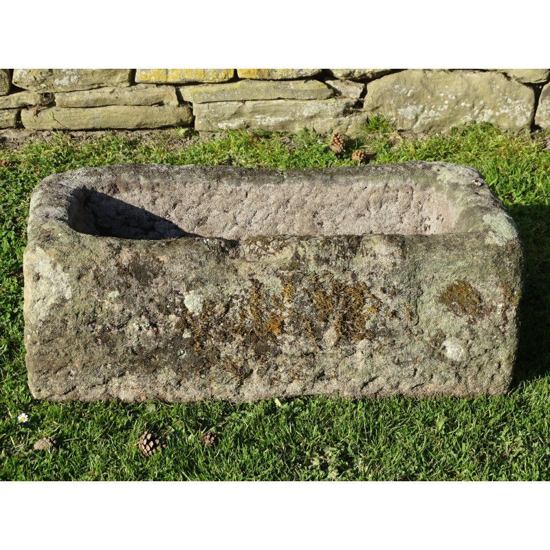 Antique Rectangular Stone Trough|