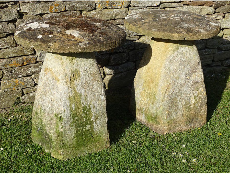 Hamstone Staddlestones (Pair)|