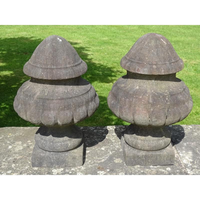 Stone Gate Finials (Pair)|