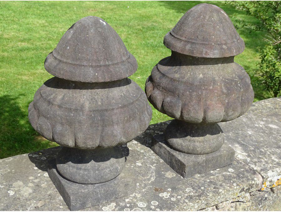 Stone Gate Finials (Pair)|