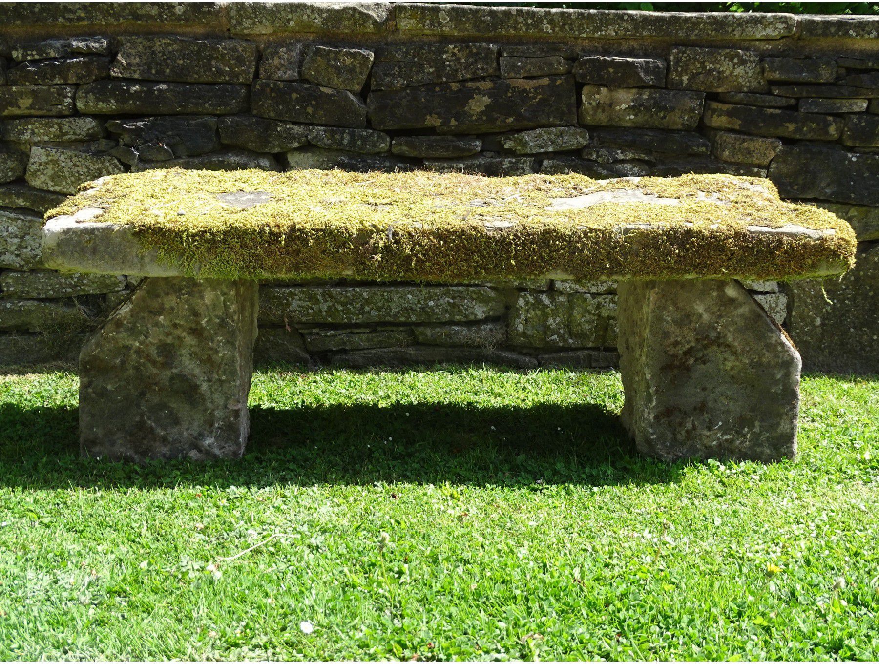 Antique Stone Bench|