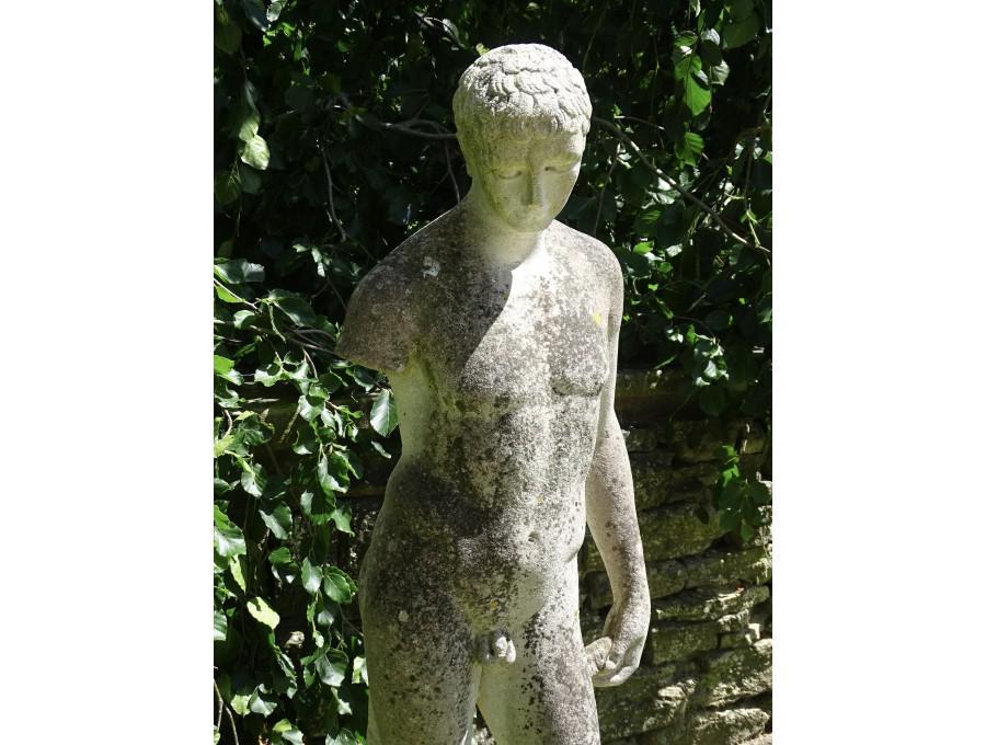 Weathered Garden Statue 'Athlete'|
