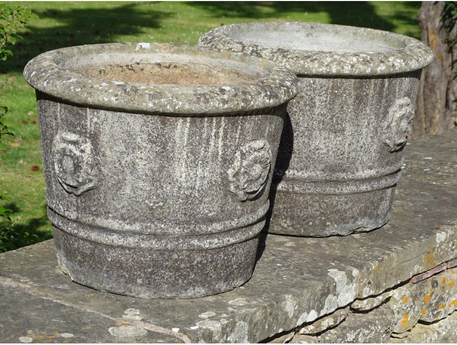 Tudor Rose Planters (Pair)|