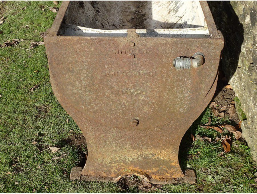 Long Galvanised Iron Trough|