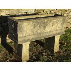 Weathered Haddonstone Trough|