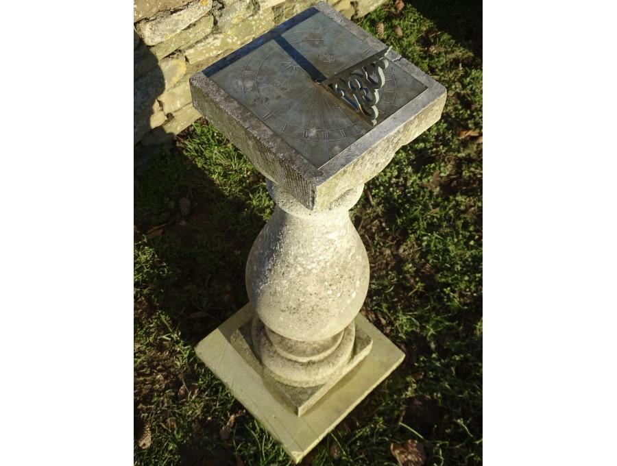 Antique Stone Sundial|