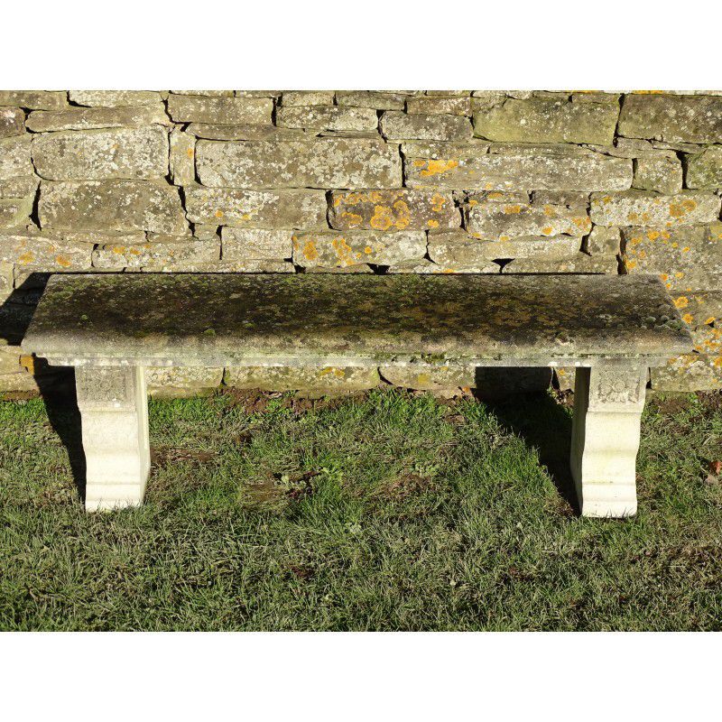 Weathered Stone Garden Seat|