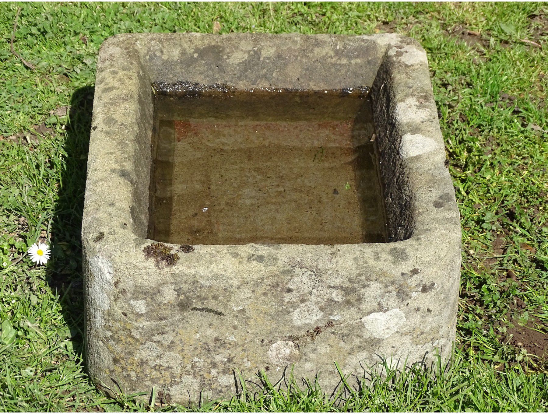 Small Sandstone Water Trough