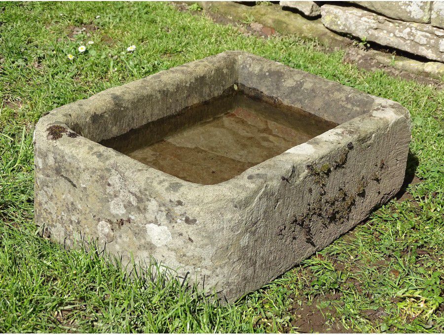 Small Sandstone Water Trough