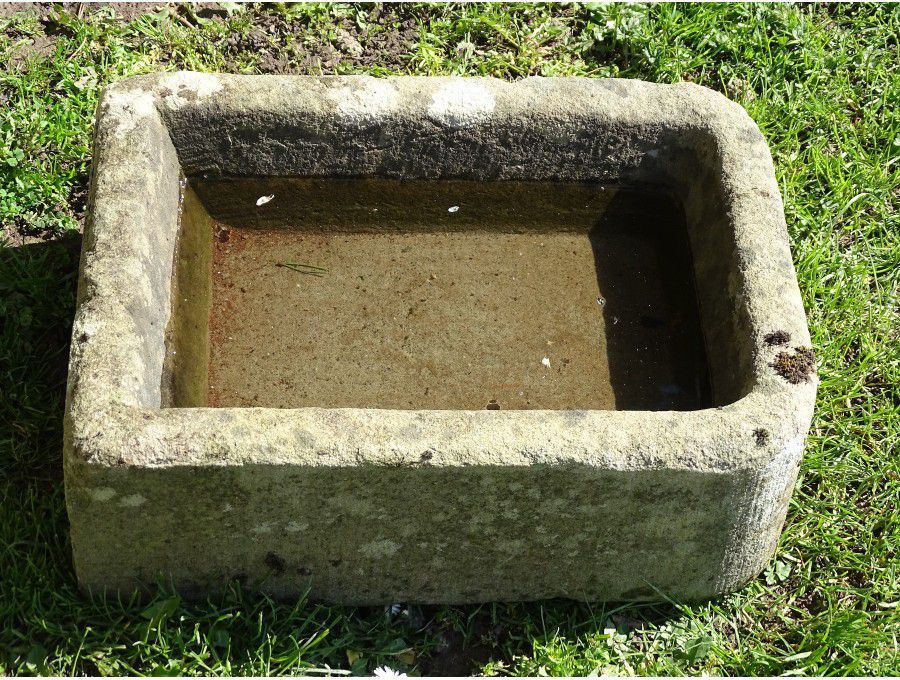 Small Sandstone Water Trough