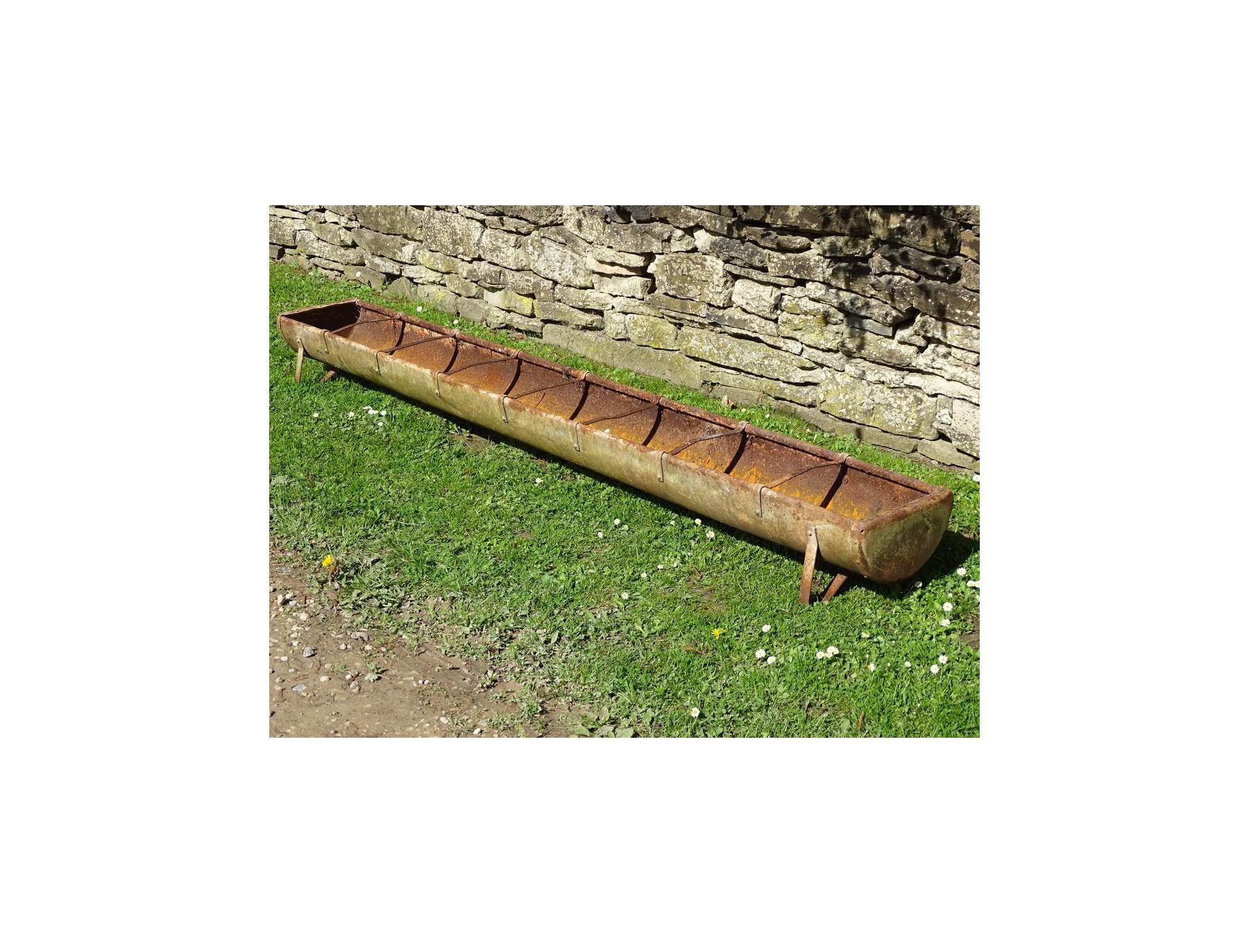 Vintage Galvanised Iron Trough|