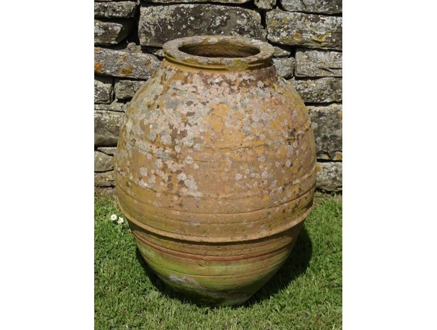 Vintage Terracotta Oil Jar|
